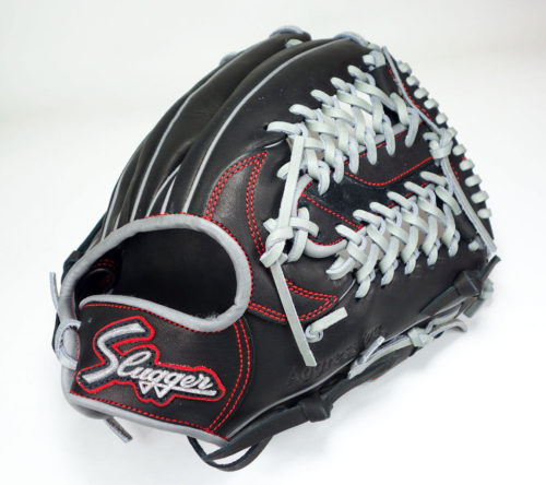 久保田スラッガー 軟式 内野手用グラブ KSN-AR5型 （ブラック×Dグレー） 限定品 ｜ BASEBALL PRO SHOP 甲子園｜東京小平の野球用品スポーツ用品ショップ